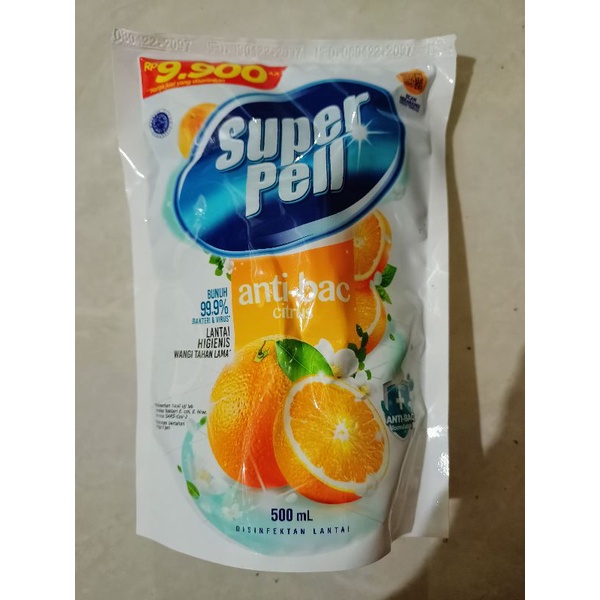 Jual SUPER PELL ANTI-BAC CITRUS 500 ML | Shopee Indonesia