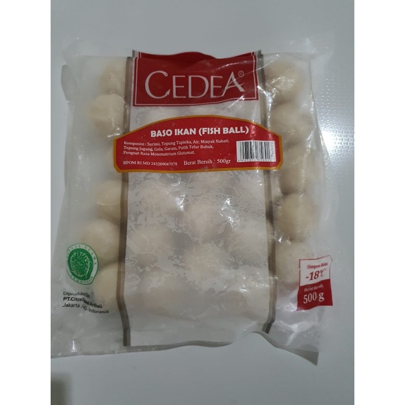 Jual cedea fish ball baso ikan 500gr | Shopee Indonesia