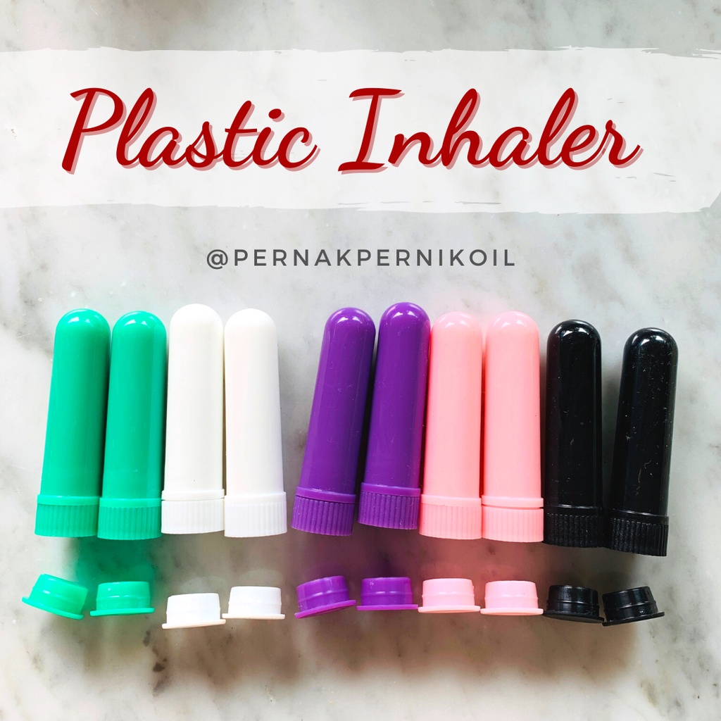 Jual DIY nasal inhaler essential oil inhale tube kosong empty wadah ...
