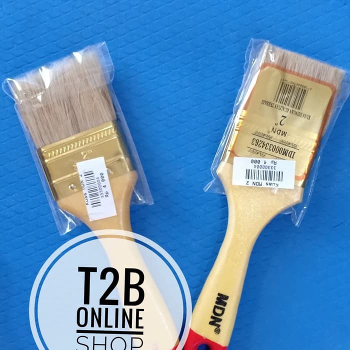 Jual Kuas Cat Tembok Besi Kayu Mdn 2" inch - Paint Brush | Shopee Indonesia
