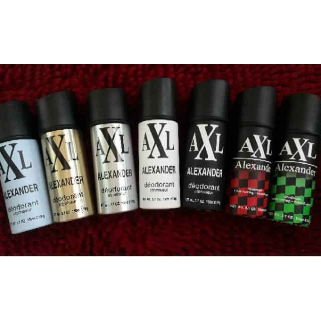Jual Axl alexander deodorant spray//parfum 150ML | Shopee Indonesia