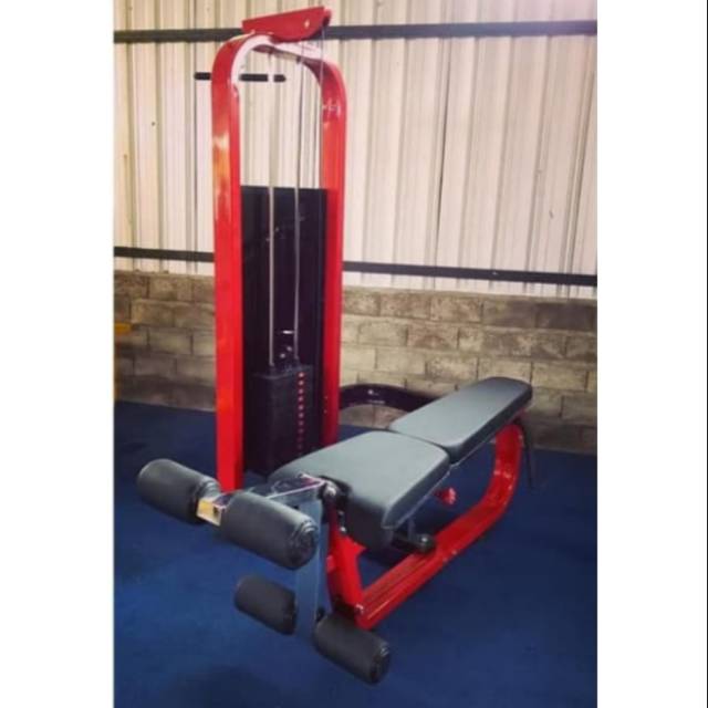 Jual Alat Fitness Gym Komeraial CURL + EXTENSION LEG + TRICEP | Shopee ...