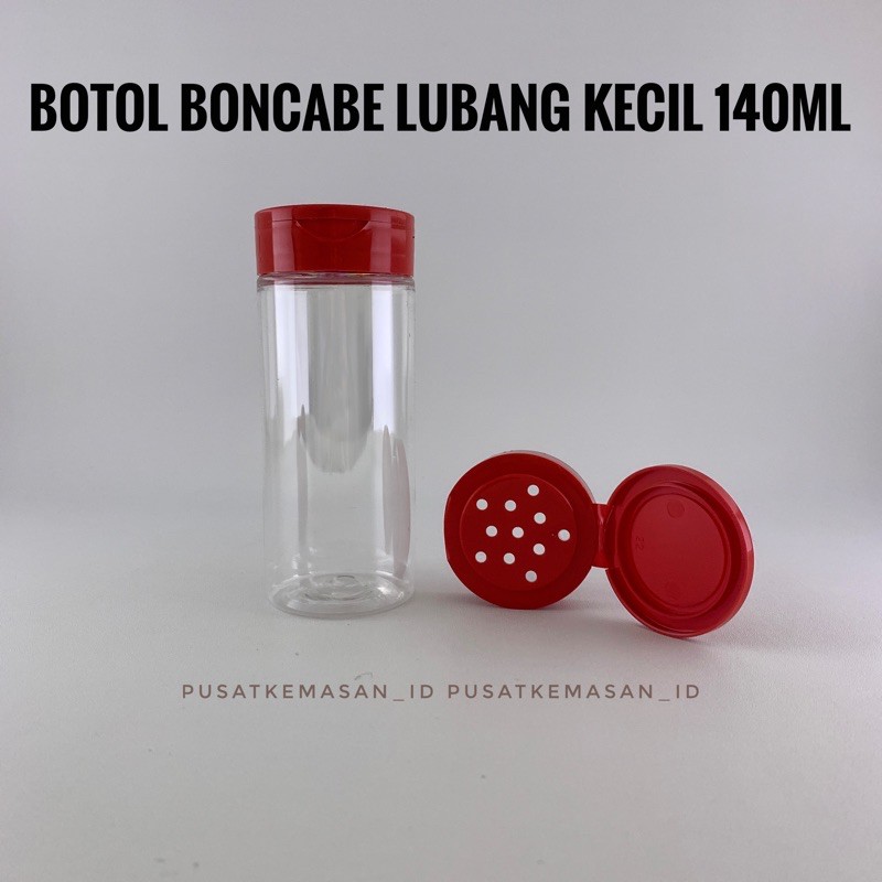 Jual Botol Boncabe 140ml LUBANG KECIL / Toples Lada Garam Bumbu Tabur ...