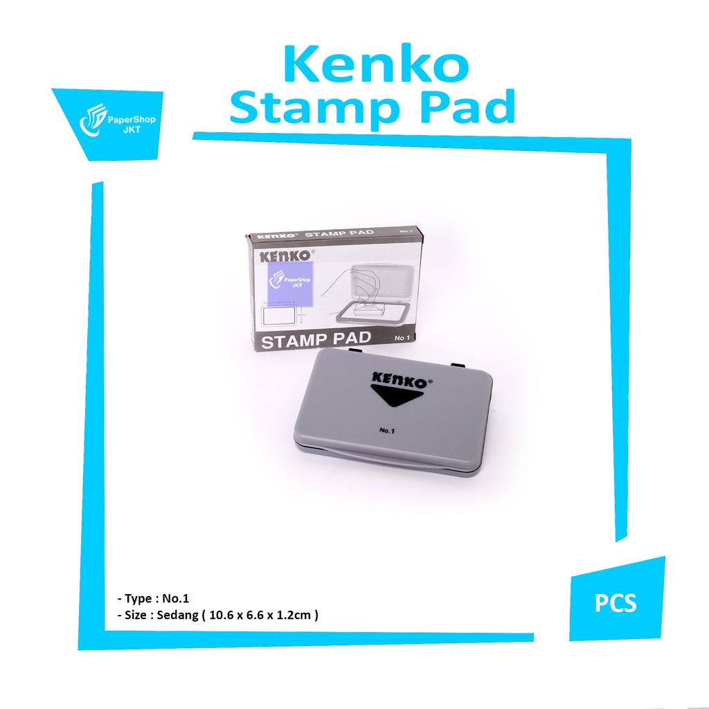 Jual KENKO - Stamp Pad No.1 Bantalan Stempel - Pcs | Shopee Indonesia