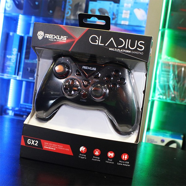 Jual Rexus Gladius GX2 Gamepad Single USB Wired Turbo | Shopee Indonesia