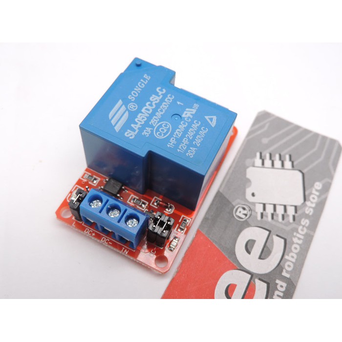 Jual DC 5V 30A High Power 1 Channel Relay Module H/L Level Triger with ...