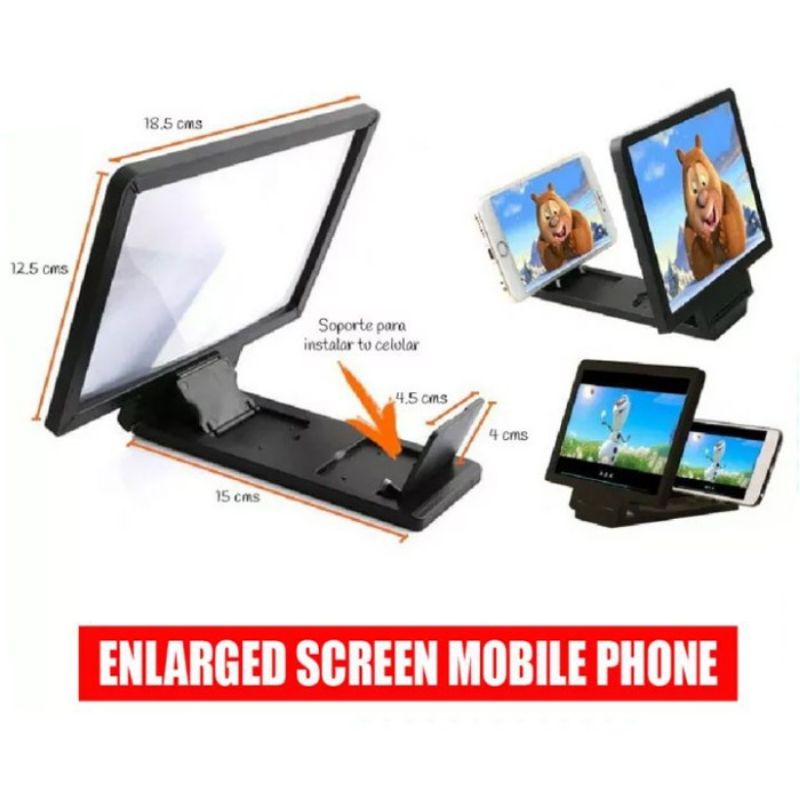 Jual Pembesar Layar HP Handphone F1 3D Screen Besar Nonton Drakor/Movie ...