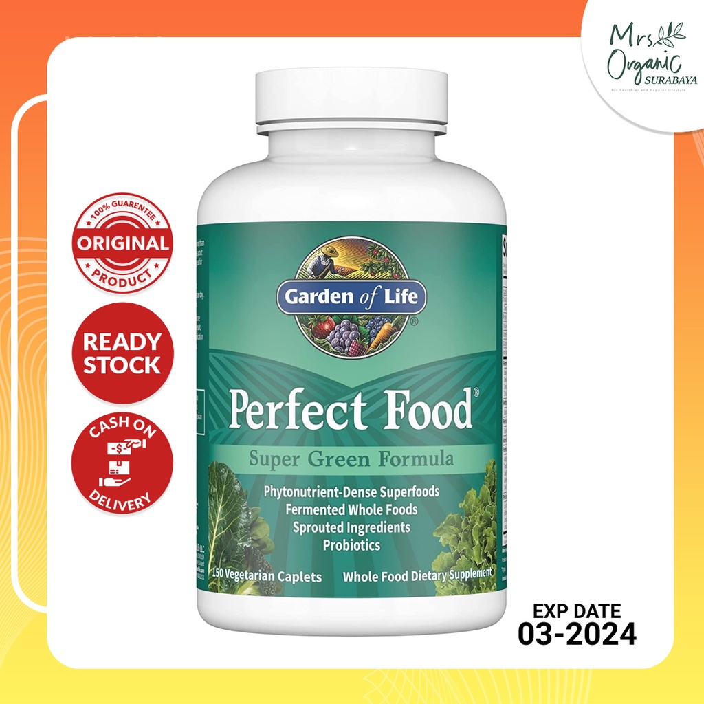 Jual Garden of Life Perfect Food Su per Green Formula 150 Vegetarian ...