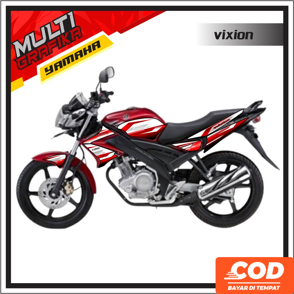 Jual Stiker Striping Dekal Motor YAMAHA VIXION OLD Series, Decal Custom ...
