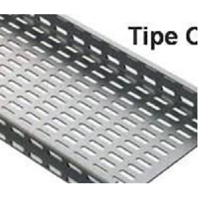 Jual Tray Cable Kabel Tray Tipe C 2mm Galvanis Uk 50x50x3000mm 3