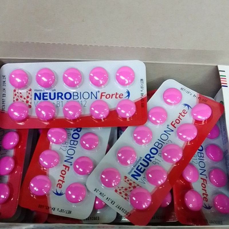 Jual Neurobion Forte Pink Isi 10 Tablet Shopee Indonesia 7555