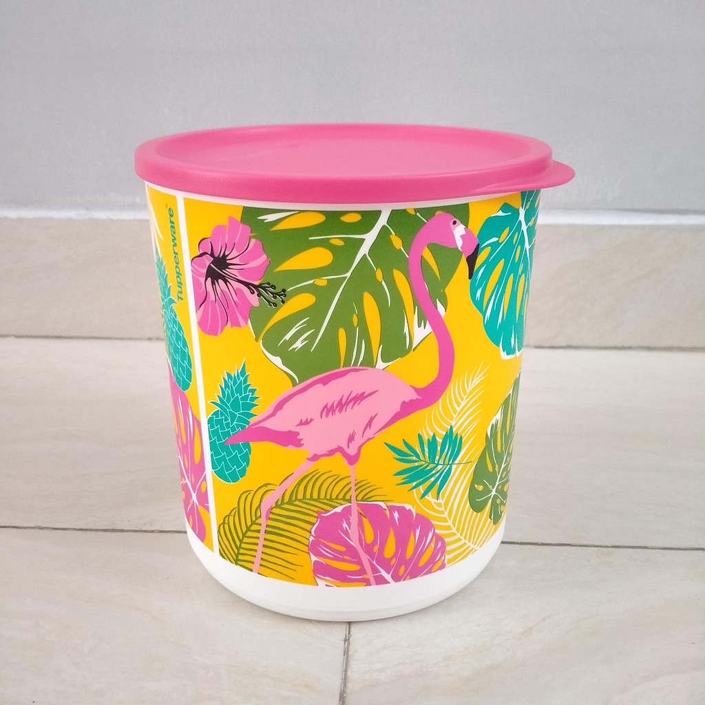 Jual Wadah/ Toples Tupperware Cubix Round Canister | Shopee Indonesia