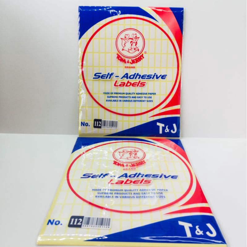 Jual Label Nama Stiker Putih Tom And Jerry Shopee Indonesia
