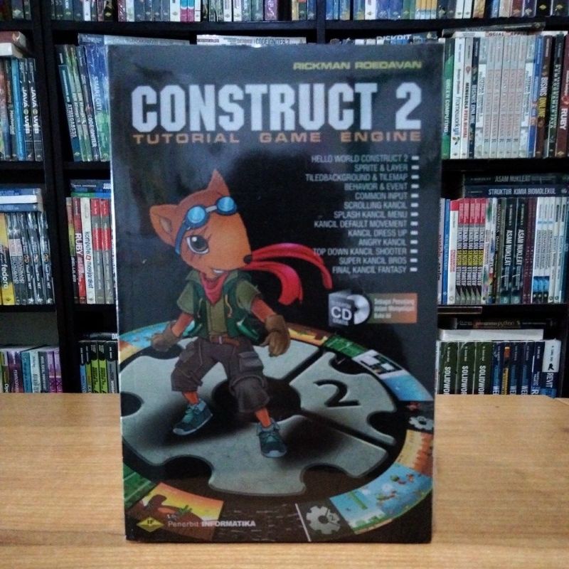 Jual TERMURAH BUKU CONSTRUCT 2 TUTORIAL GAME ENGINE + CD Indonesia ...