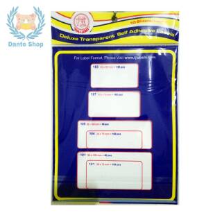 Jual Label transparan T&J 103 ( Label Undangan Transparant ) | Shopee ...