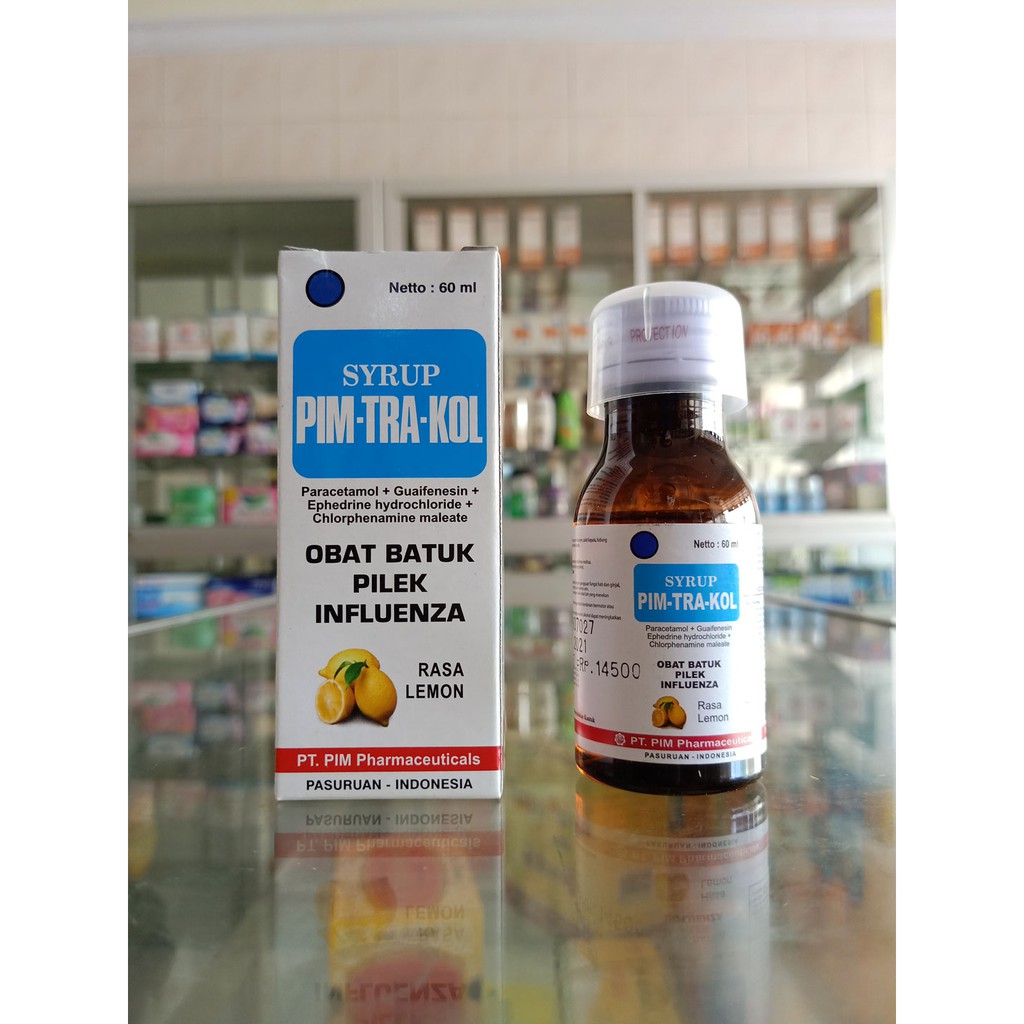 Jual Pim Tra Kol Cough Syrup 60 ml - Sirup Obat Batuk Anak PCT Atas 2 ...
