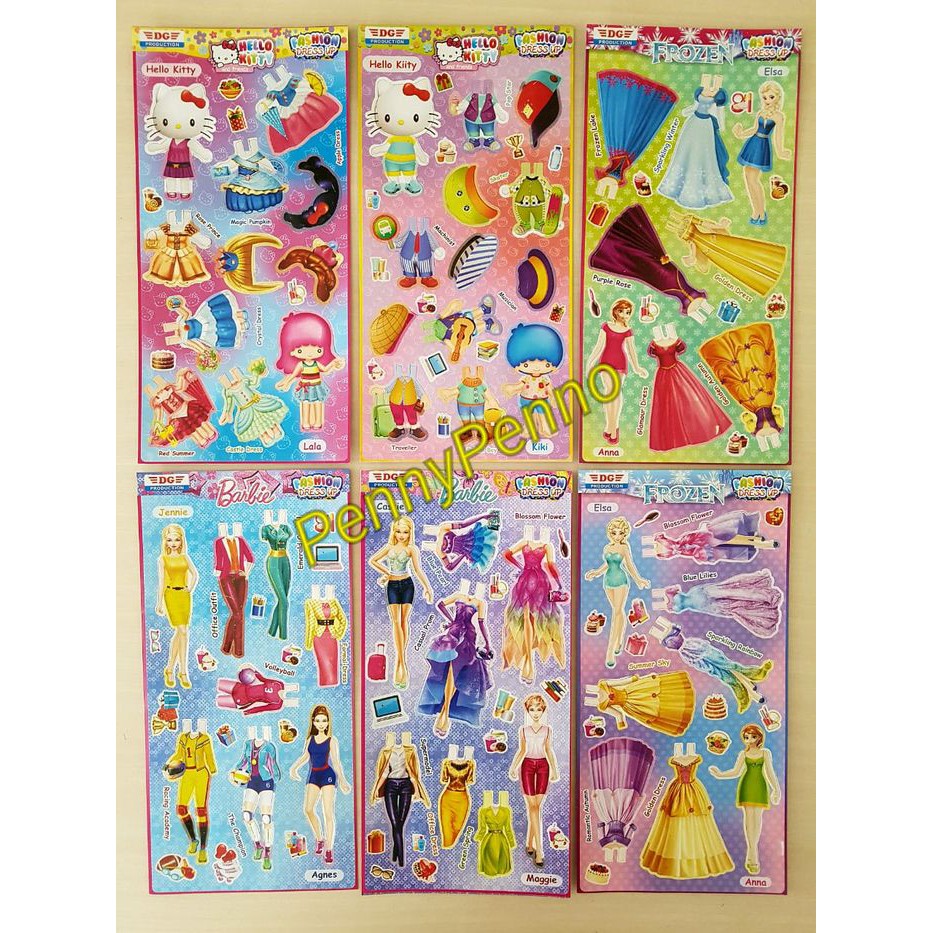 Jual Kertas Bongkar Pasang Model Karakter | Shopee Indonesia