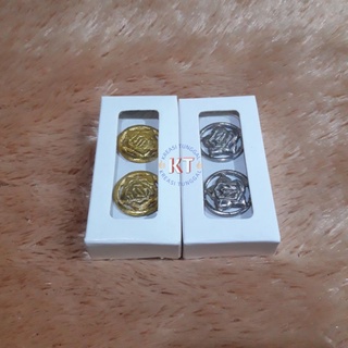 Jual monogram satpam/security logam/monogram silver/gold satpam ...
