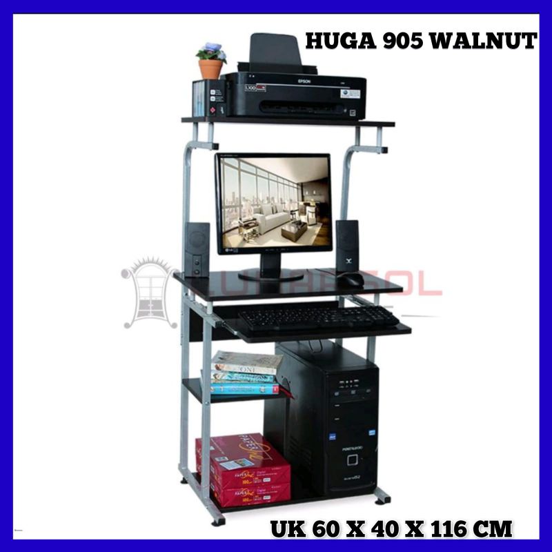 Jual Meja Komputer / Meja rangka besi / minimalis / rak komputer / Meja ...