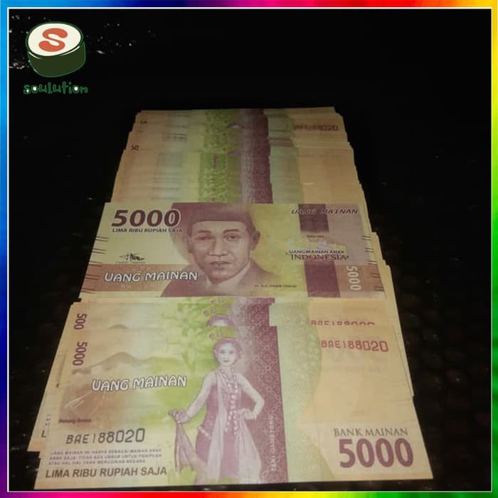 Jual Uang Kertas Mainan Pecahan 5.000 Rupiah | Shopee Indonesia