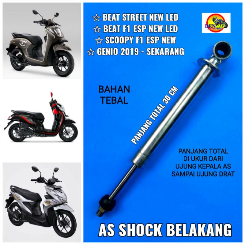 Jual AS HIDROLIS SHOCK SHOK SKOK BELAKANG MATIC HONDA BEAT F1 ESP NEW , BEAT NEW LED , BEAT ...
