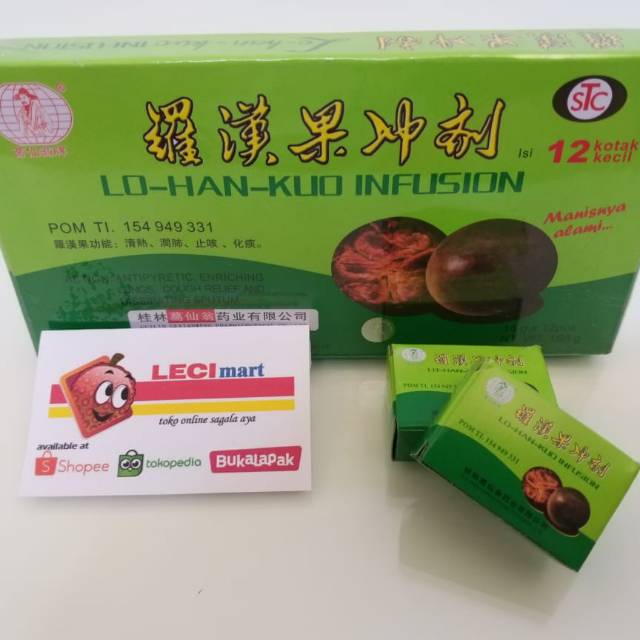 Jual LO HAN KUO INFUSION / OBAT PANAS DALAM / SARIAWAN | Shopee Indonesia