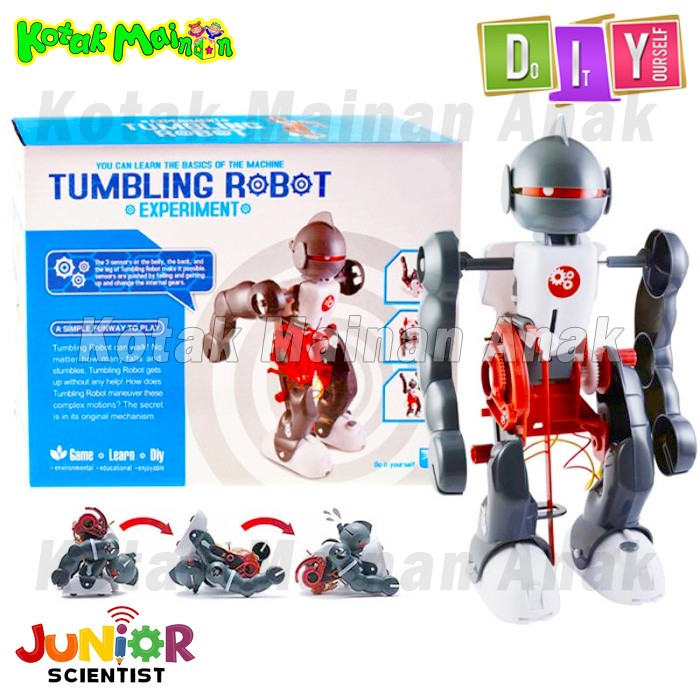 Jual Mainan Edukasi DIY Tumbling Robot Kit Robotik Education Science ...