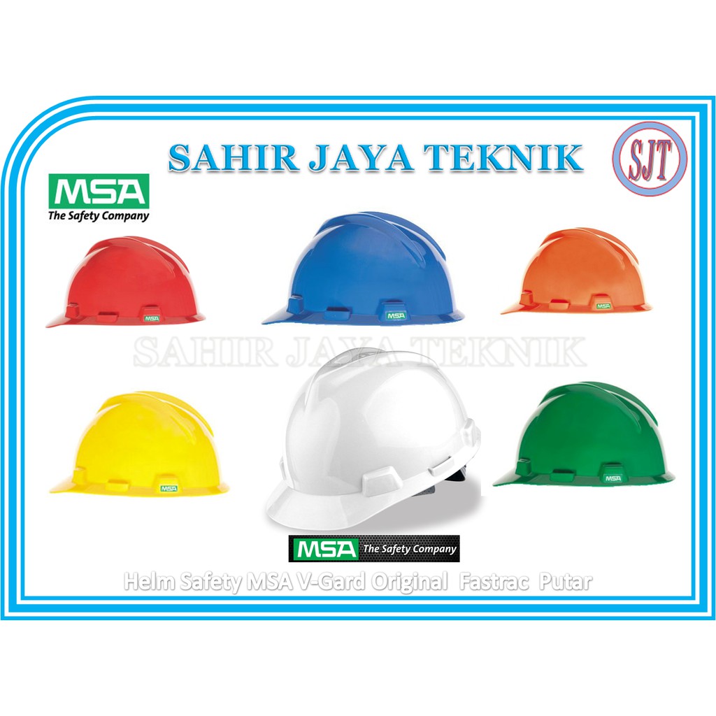 Jual HELM SAFETY PROYEK MERK MSA ORIGINAL V GARD INNER FASTRACK PUTAR ...