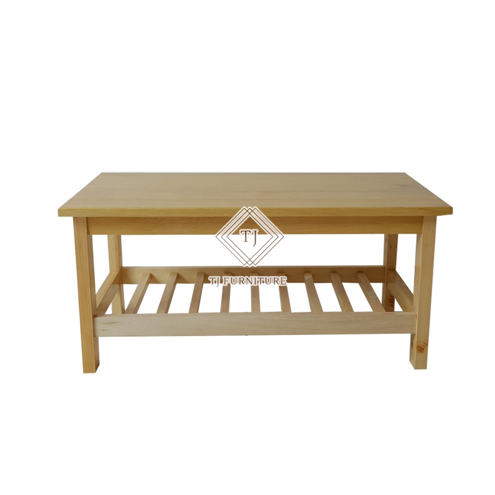 Meja sofa minimalis full kayu solid murah Coffee table meja kopi ...