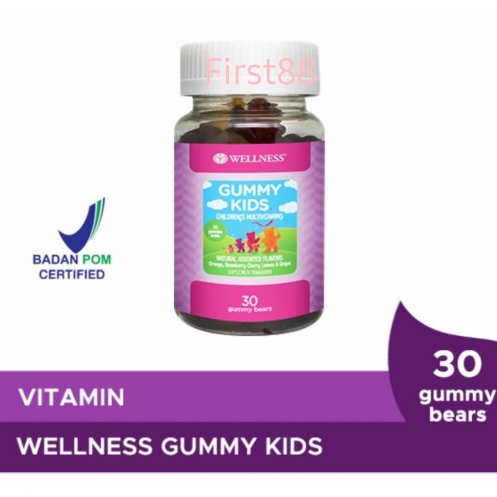 Jual Wellness Gummy Kids Children Multivitamin 30 Gummies | Shopee ...