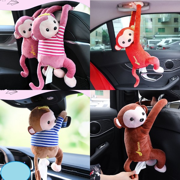 NEW WHOLE MONKEY Monyet Kotak Tempat Sarung Tisu Gantung Belakang Jok ...