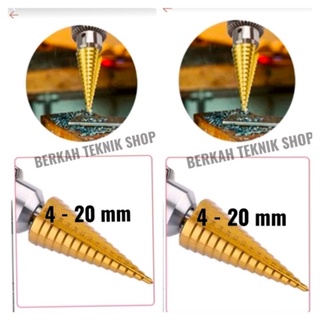 Jual MATA BOR BESI 4 - 20 PAGODA KERUCUT SUSUN MATA BOR BESI KAYU ...