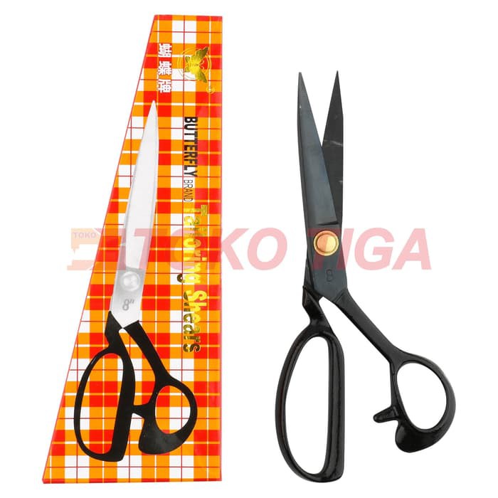 Jual Gunting Potong Bahan Kain Butterfly 8" / Gunting Tailor Ukuran 8 ...