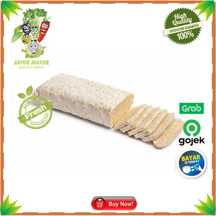 Jual Tempe Satu Papan Tempe Papan Fresh Tempe Segar | Shopee Indonesia