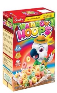 Jual 170gr Simba Rainbow Hoops Sereal / Cereal / Cereals Rasa Buah ...