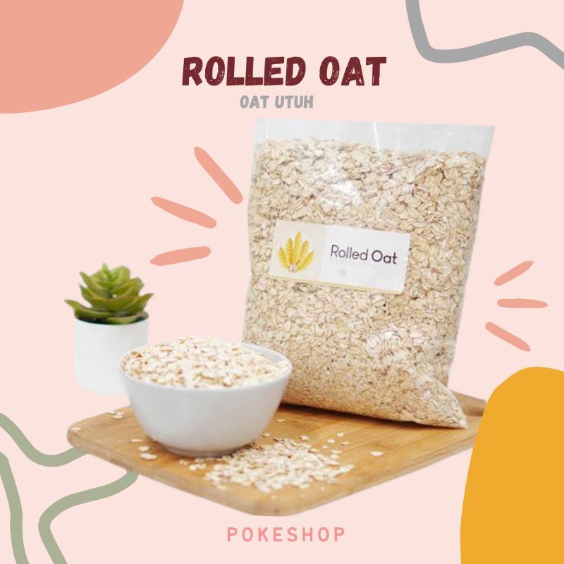 Jual Rolled Oat 50 Gram - Oatmeal Gandum Utuh Original | Shopee Indonesia