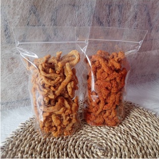 Jual Snack Enak Makanan Ringan Usus Krispi Pedas TerasA Bangkit Usus ...