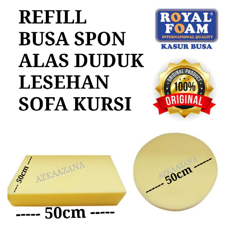 Jual REFILL BUSA SPON ALAS DUDUK LESEHAN SOFA KURSI Original ROYAL FOAM ...