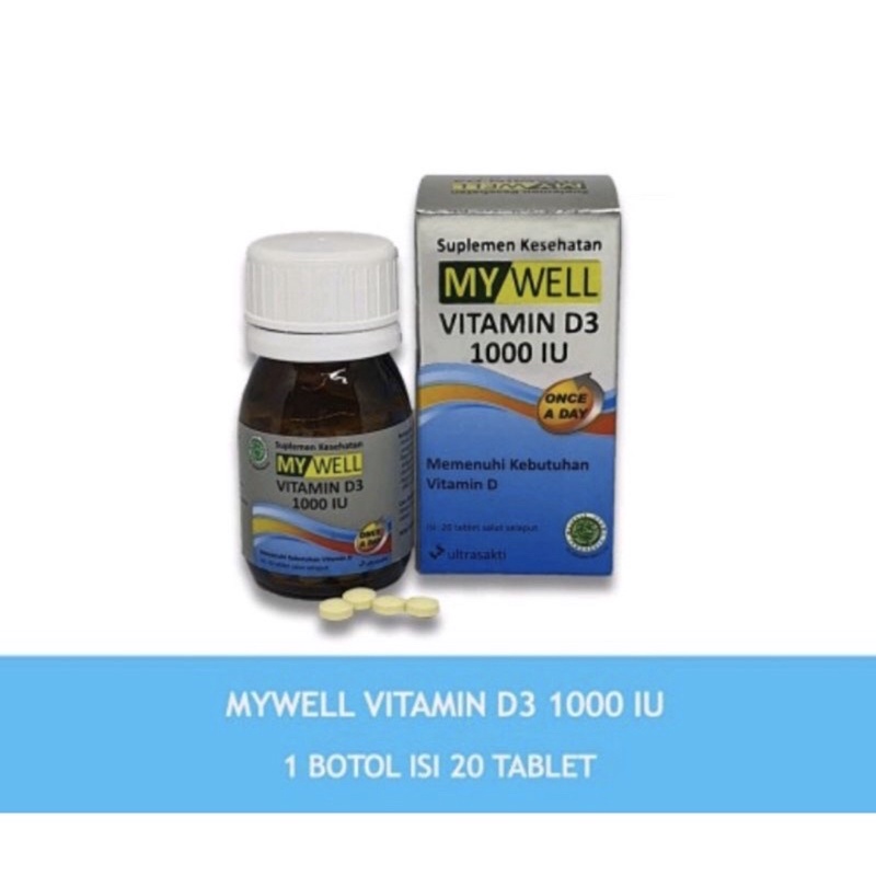 Jual My Well VIT D 1000 IU | Shopee Indonesia