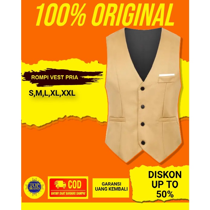 Jual ROMPI JAS FORMAL PRIA VEST PRIA ROMPI PRIA ROMPI JAS PRIA | Shopee ...