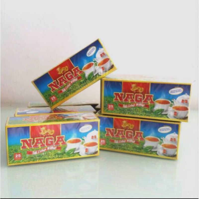 Jual Teh Naga Celup 1 Kotak/ Teh Celup Naga/ Teh Khas Malang/ Teh Asli ...