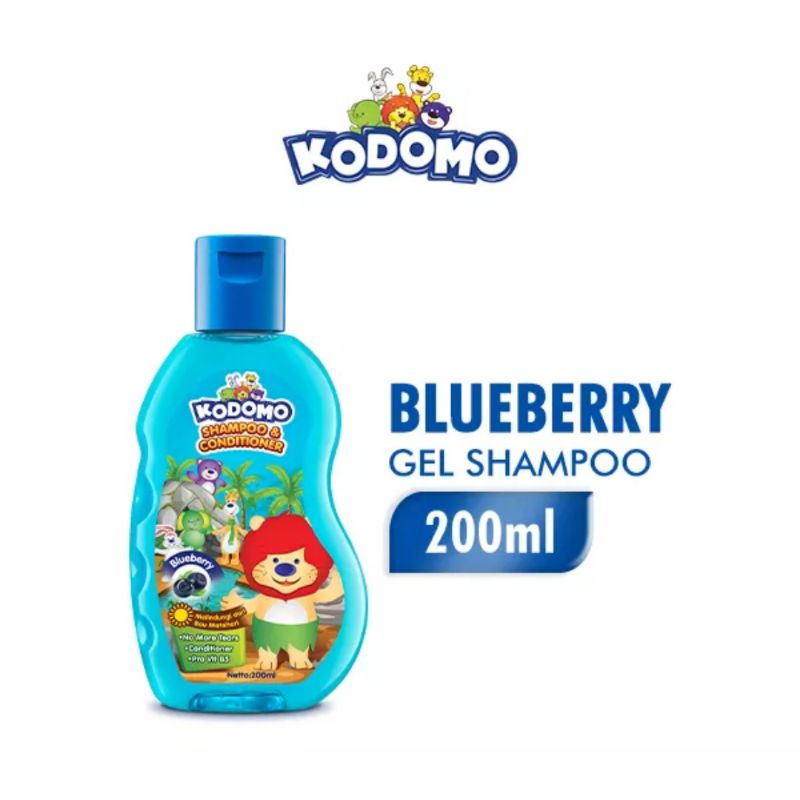 Jual Kodomo shampoo botol gel blueberry 200 ml Indonesia|Shopee Indonesia