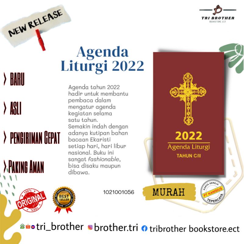 Jual AGENDA LITURGI 2022 TAHUN C/II | Shopee Indonesia
