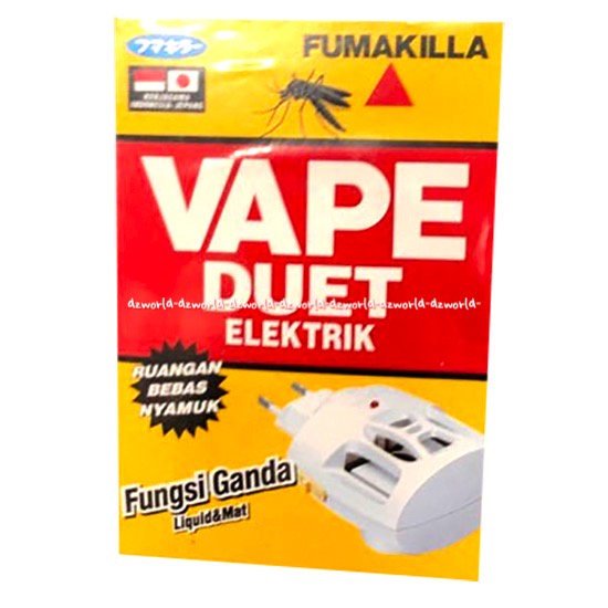 Jual Fumakilla Vape Duet Elektrik Fungsi Ganda Liquid & Mat Obat Nyamuk ...