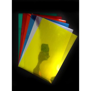Cover Plastik Mika Jilid A4 Bening Warna Transparan Transparant Sampul ...