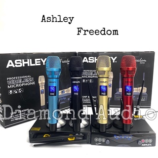 Jual Mic Wireless Ashley Freedom Hitam Uhf Handheld Original Microphone ...