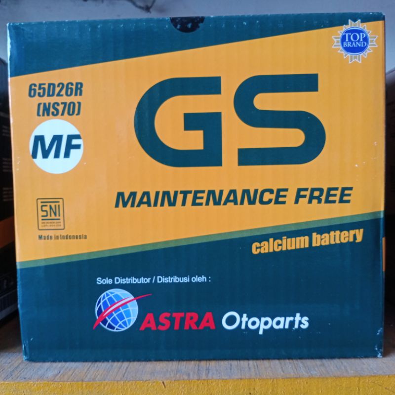 Jual Aki MF Kering GS NS70 Original ASTRA Kijang Panther dll PS 12V ...