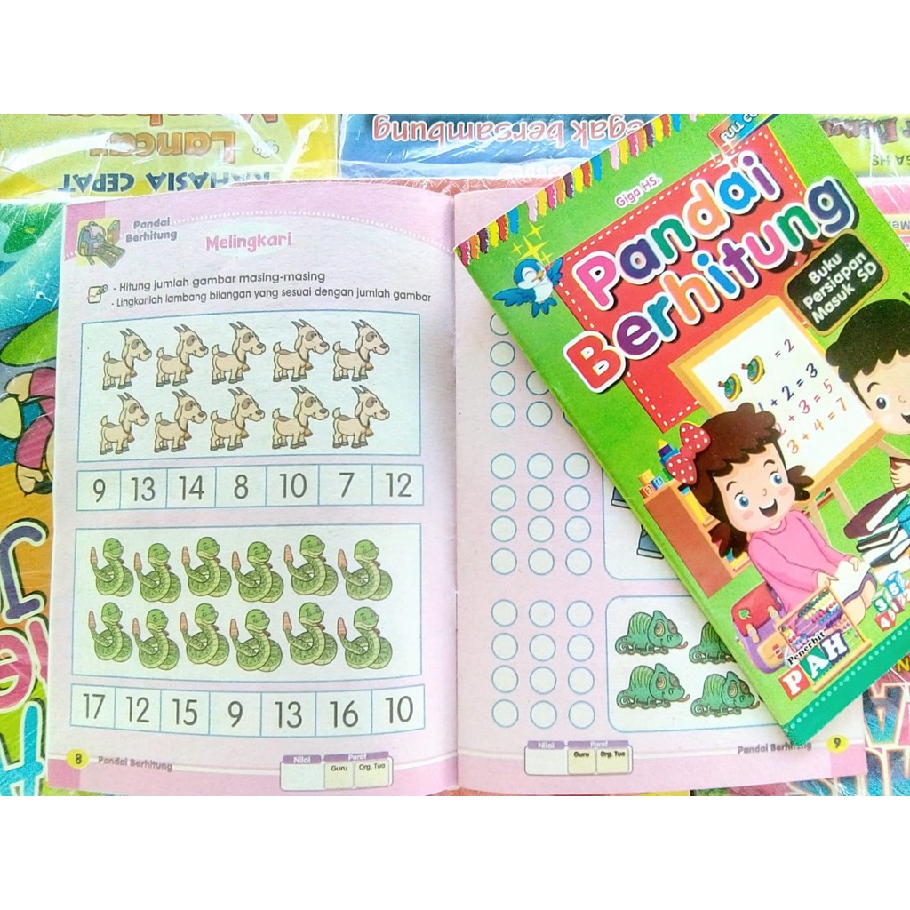 Jual Buku Pandai Berhitung Dasar Untuk ANAK PAUD TK Persiapan Masuk SD ...