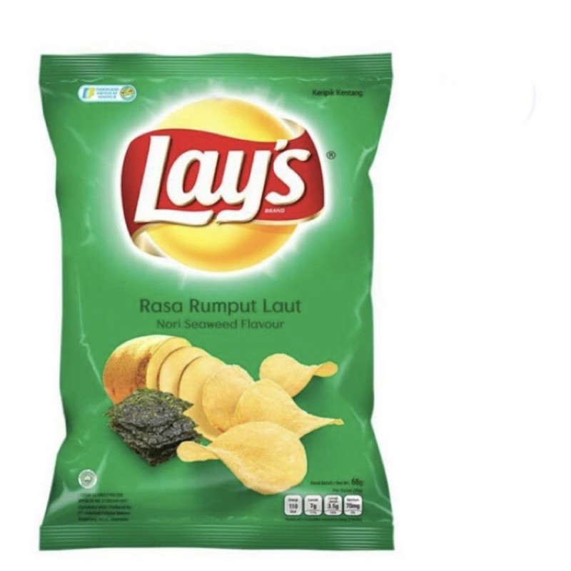 Jual Lays rumput laut keripik 68gr | Shopee Indonesia