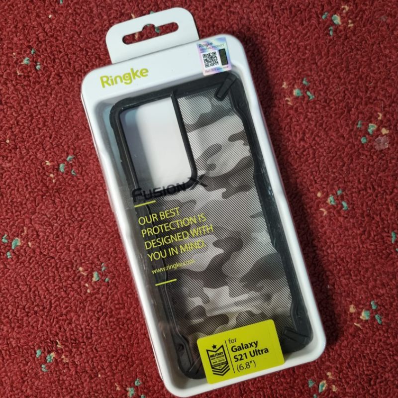 Jual Case Ringke Fusion X Camo Black S21 Ultra | Shopee Indonesia